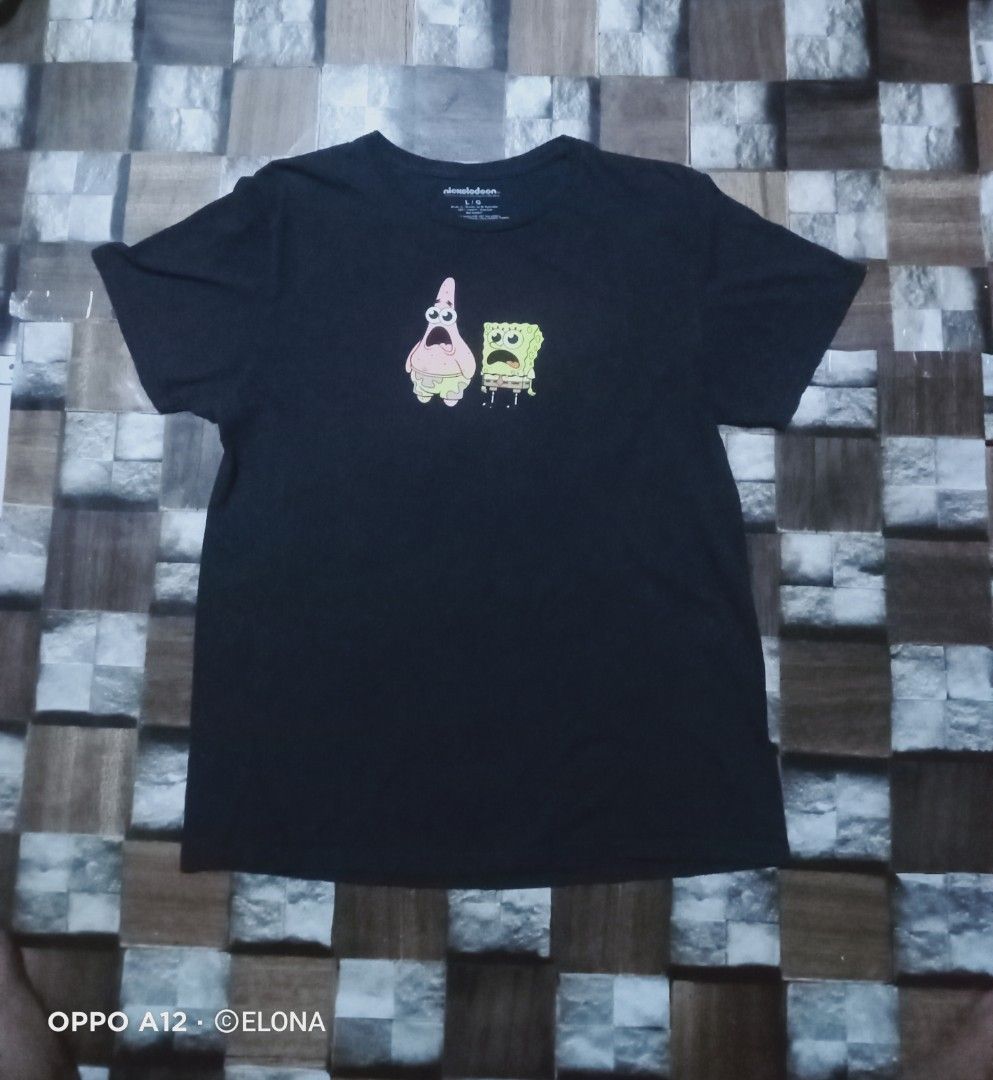 SpongeBob SquarePants Tee, Men's Fashion, Tops & Sets, Tshirts & Polo ...