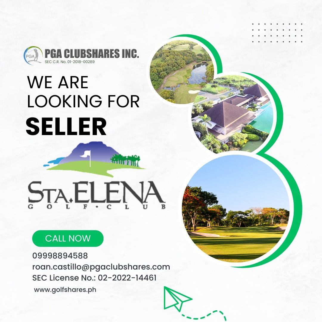 STA ELENA GOLF & COUNTRY CLUB SHARE, Sports Equipment, Sports & Games ...