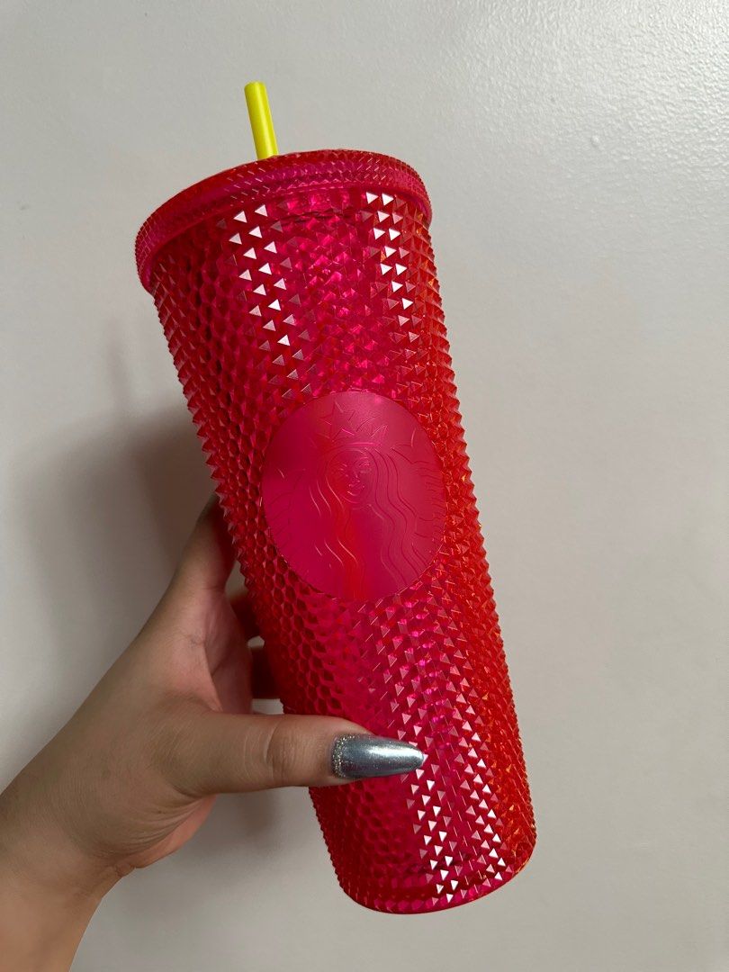 Starbucks Japan Exclusive Bumpy Pink Bling, Furniture & Home Living ...