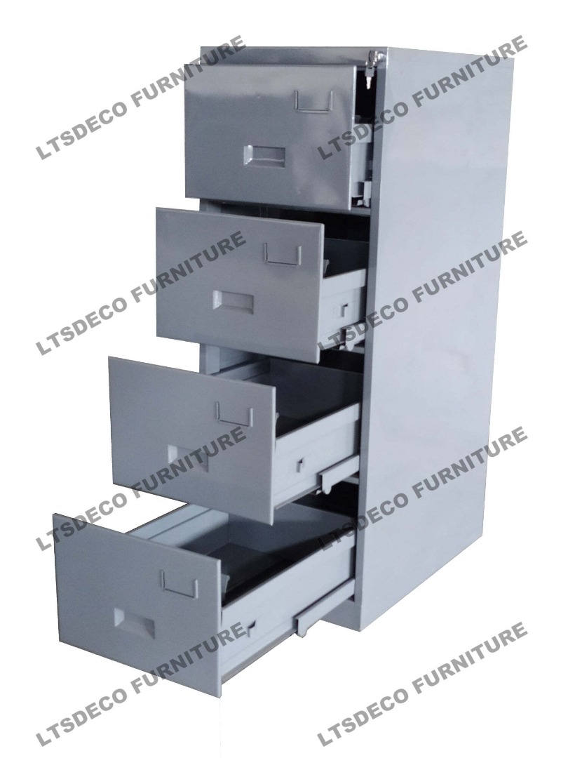STEEL CABINET HOME AND OFFICE FURNITURE AND PARTITIONS 4 DRAWERS ...
