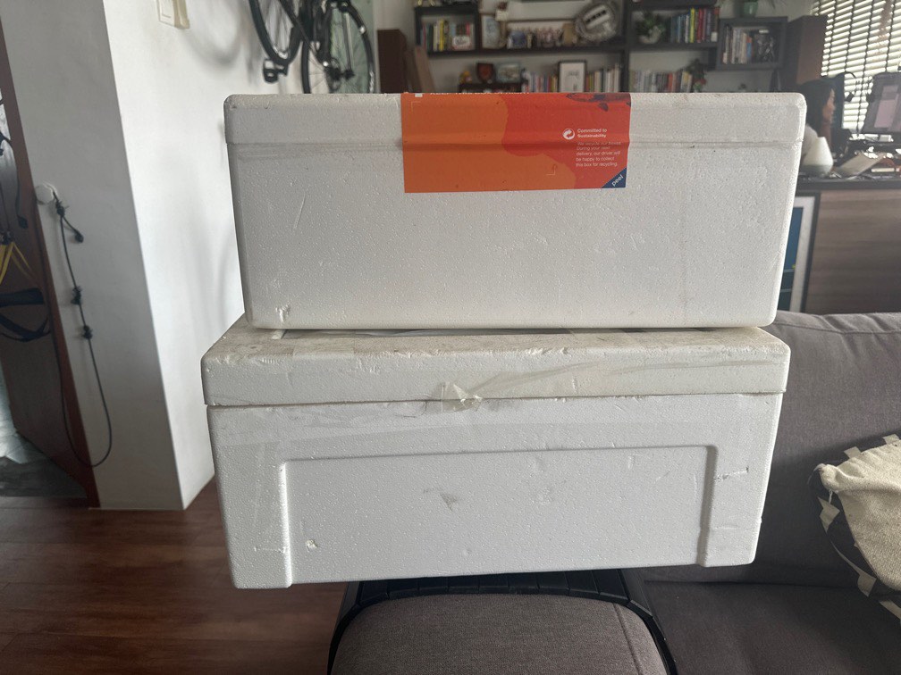 Styrofoam foam boxes, Furniture & Home Living, Kitchenware & Tableware ...