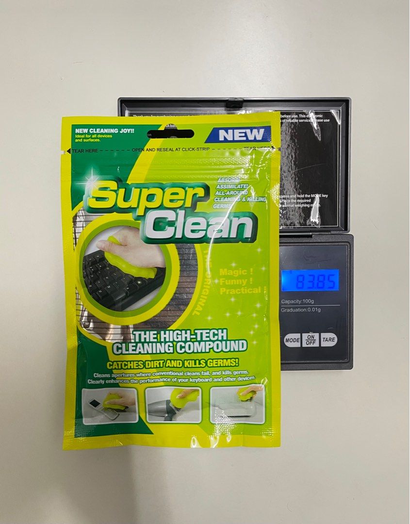 Super Clean Magic Cleaning Gel for Keyboard and Car, Furniture & Home ...