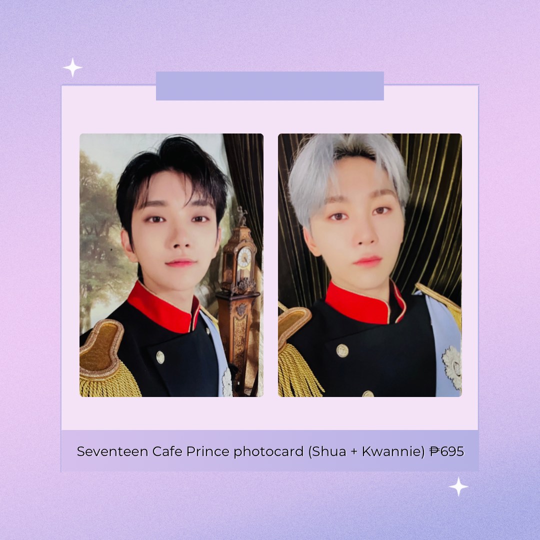 SVT Cafe Prince Photocard (Joshua + Seungkwan), Hobbies & Toys, Memorabilia & Collectibles, K ...