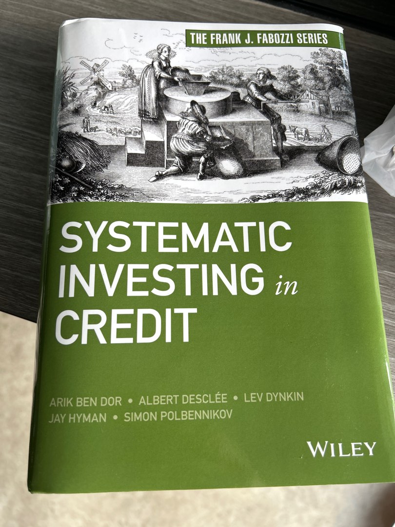 systematic investing in credit Wiley Book, Hobbies & Toys, Books & Magazines, Textbooks on Carousell