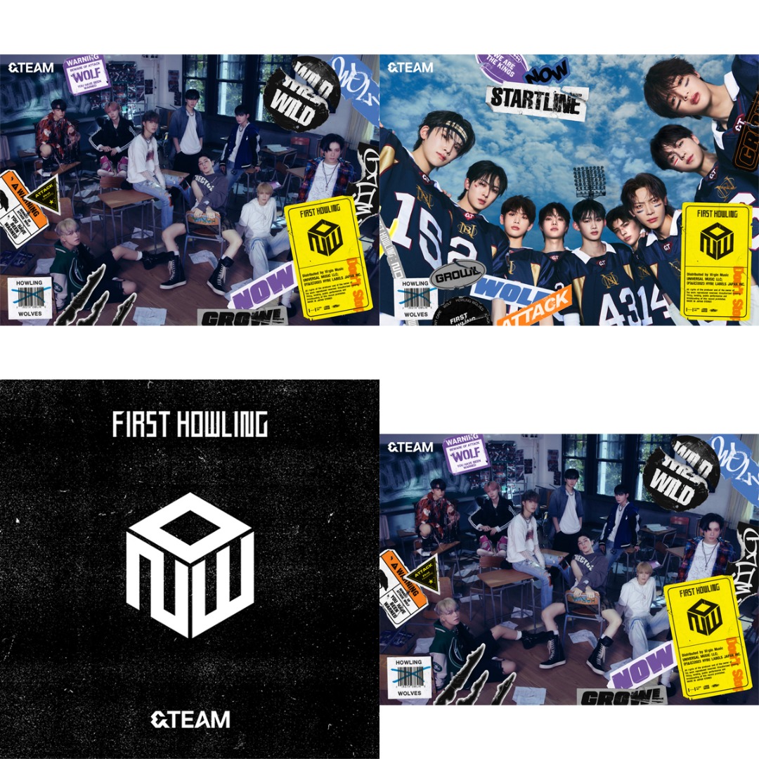 &TEAM - 1st Album 'First Howling : NOW', Hobbies & Toys, Collectibles ...