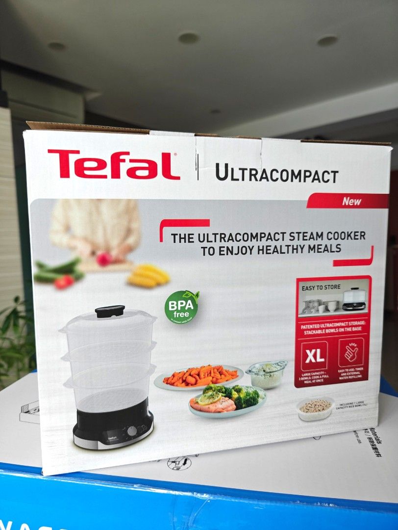 Tefal Steam Cooker 3-Tier, TV & Home Appliances, Kitchen Appliances ...