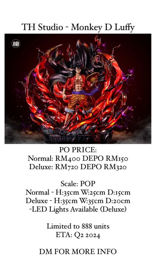 TH Studio - Monkey D Luffy, Hobbies & Toys, Toys & Games on Carousell