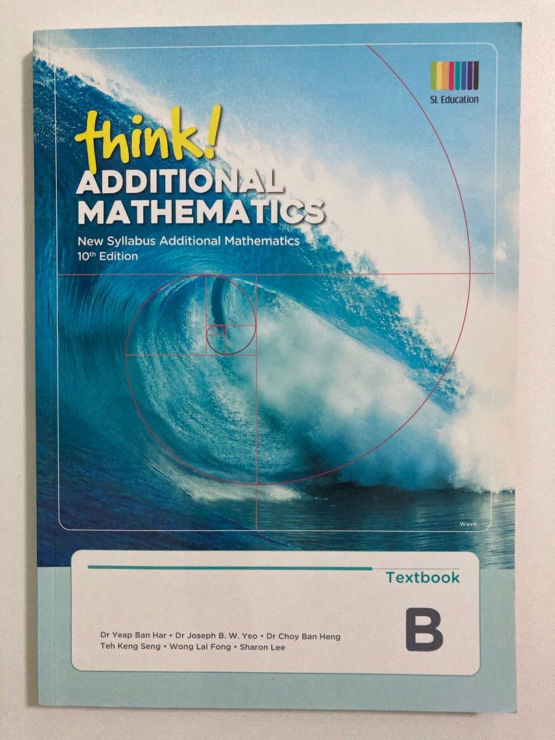 think! Additional Mathematics Textbook B, Hobbies & Toys, Books ...