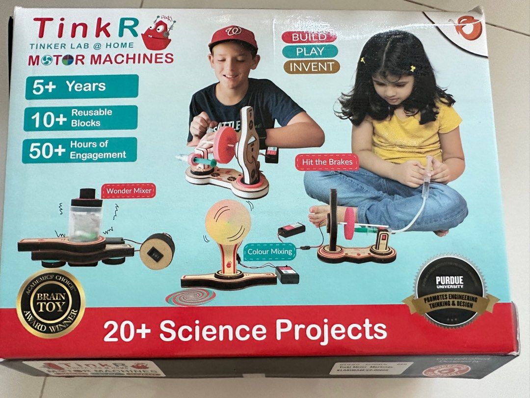 Tinker lab @ home - motor machine, Hobbies & Toys, Toys & Games on Carousell