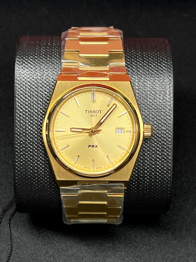 Tissot PRX Gold 35mm, Luxury, Watches on Carousell
