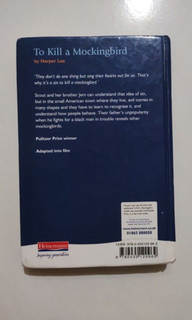 To kill a mockingbird, Hobbies & Toys, Books & Magazines, Fiction & Non ...