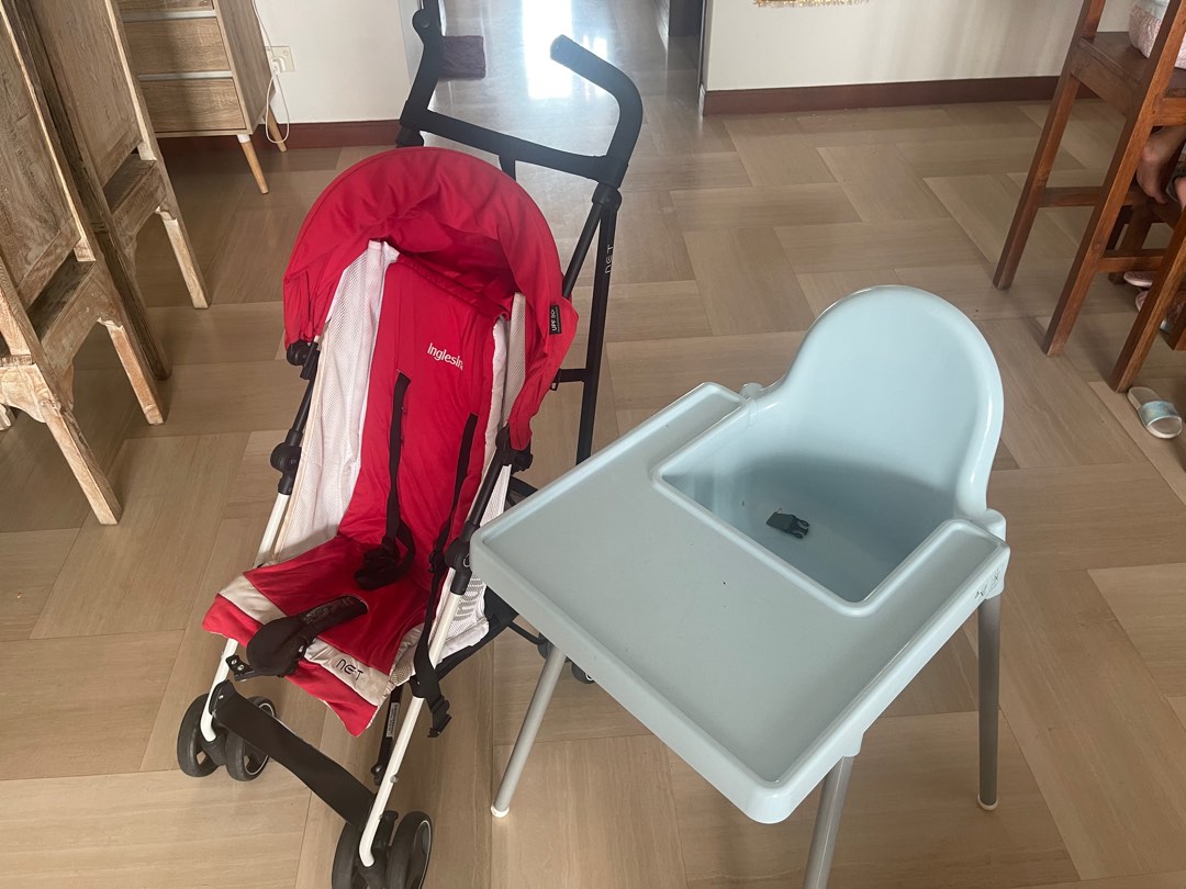 Toddler stroller and high chair bundle, Babies & Kids, Nursing ...