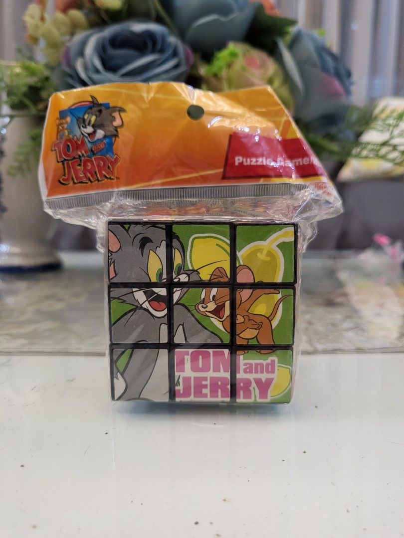 Tom & Jerry Rubik's Cube, Hobbies & Toys, Toys & Games on Carousell