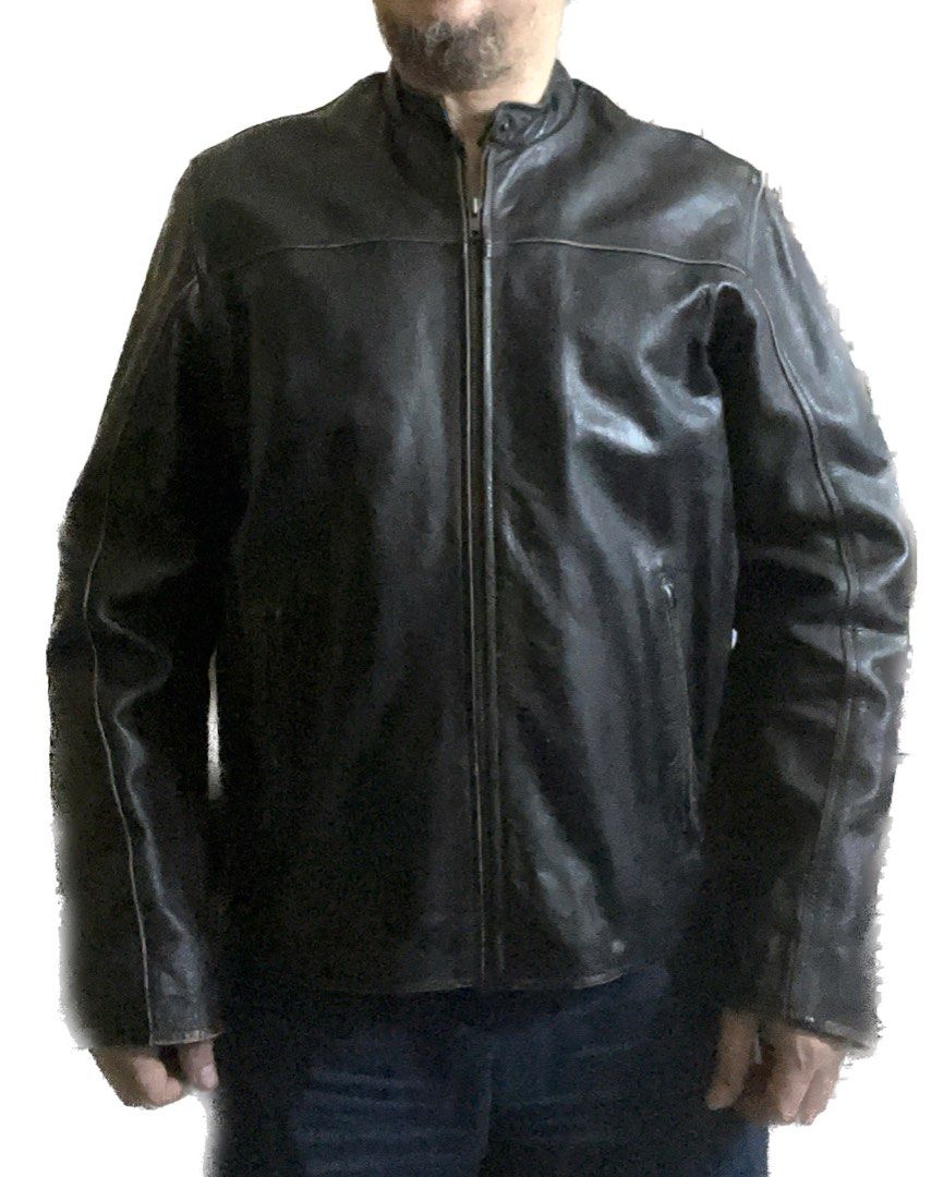 Tom English Leather Jacket, Men's Fashion, Coats, Jackets and Outerwear ...