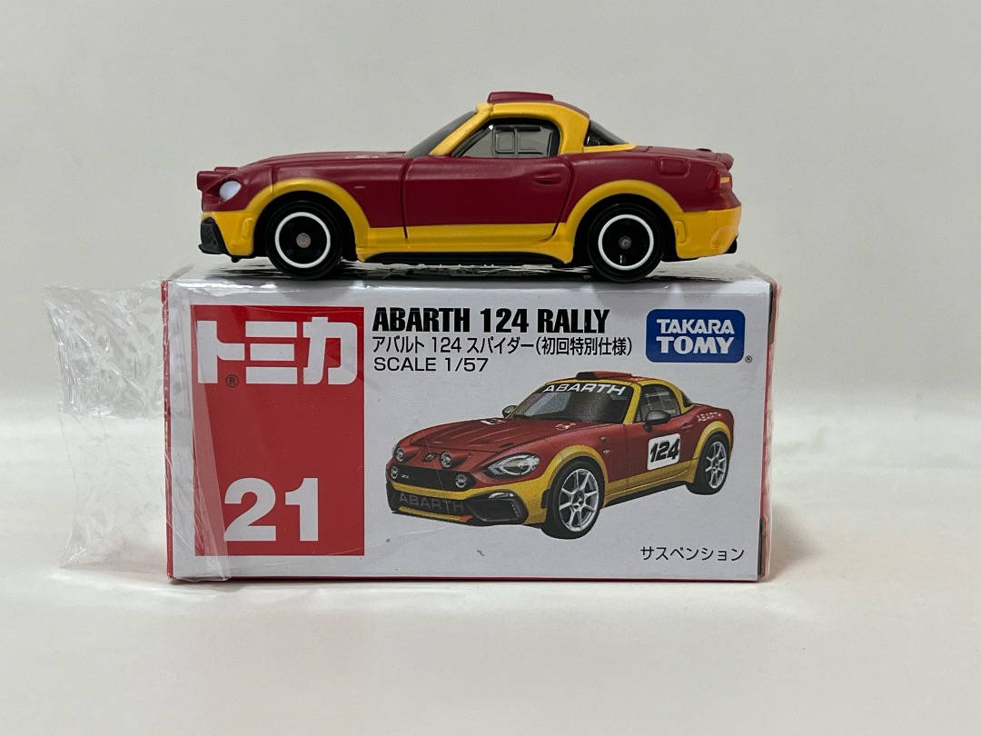 Tomica 21 ABARTH 124 RALLY, Hobbies & Toys, Toys & Games on Carousell