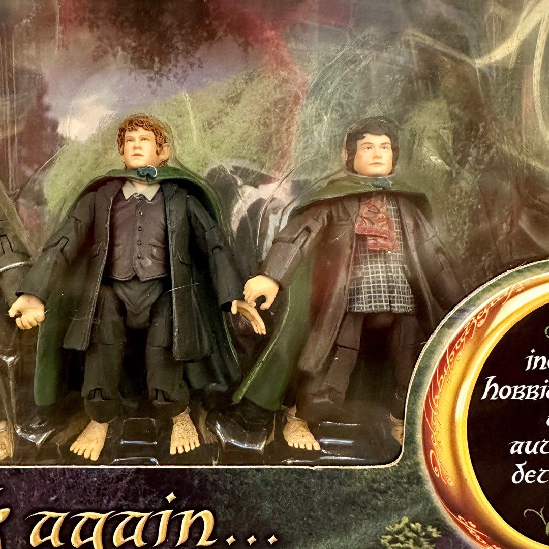 ToyBiz Lord of the Rings LOTR There and Back Again Deluxe Five Figured ...