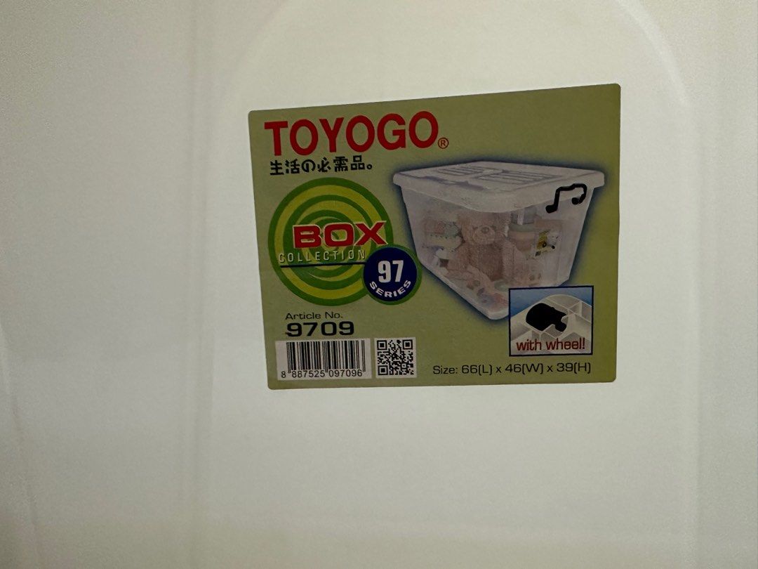 (Toyogo) 85L Large storage box, Furniture & Home Living, Home ...