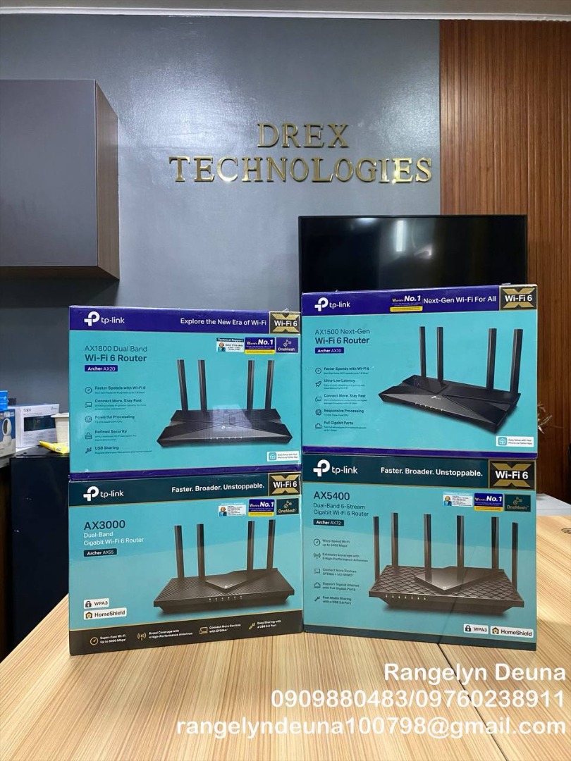 TP-LINK Archer Dual-Band Gigabit Wi-Fi 6 Router, Computers & Tech ...