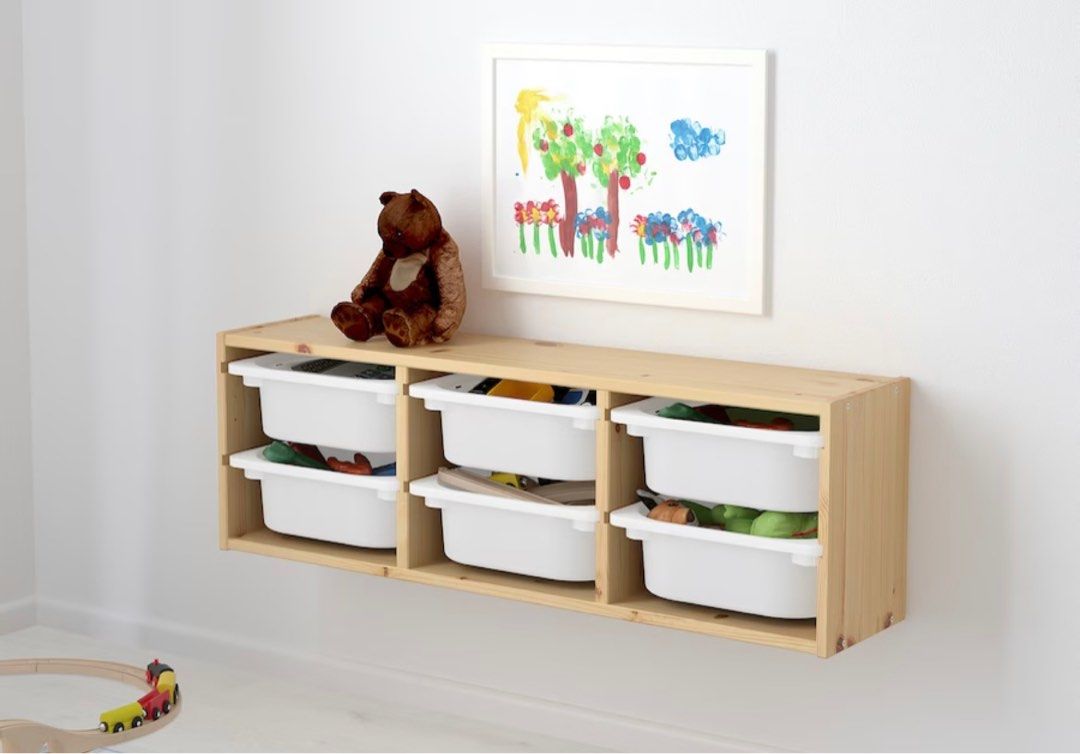 Trofast Wall Storage Combination with boxes, Babies & Kids, Baby ...
