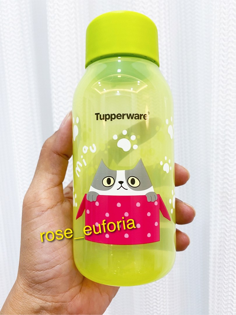 Tupperware Kitty Quencher Apple Green Eco Bottle Round 1 unit 350ml ...
