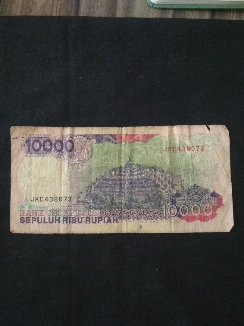 Uang Kertas Kuno Rp 10.000,- tahun 1992, Antik, Uang Lama di Carousell
