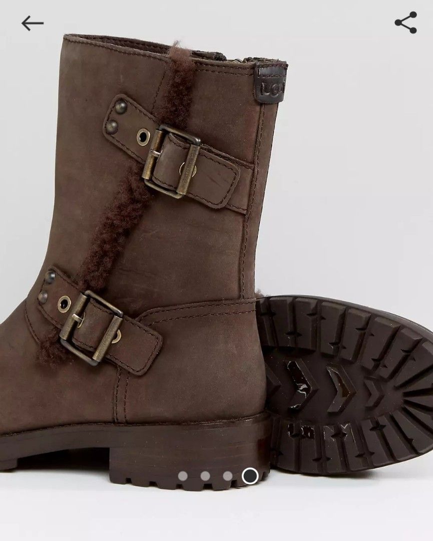 UGG Niels Roll Cuff Boots, Women's Fashion, Footwear, Boots on Carousell