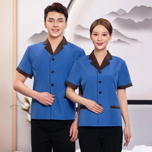 Cleaner service Uniform, Men's Fashion, Tops & Sets, Formal Shirts on ...