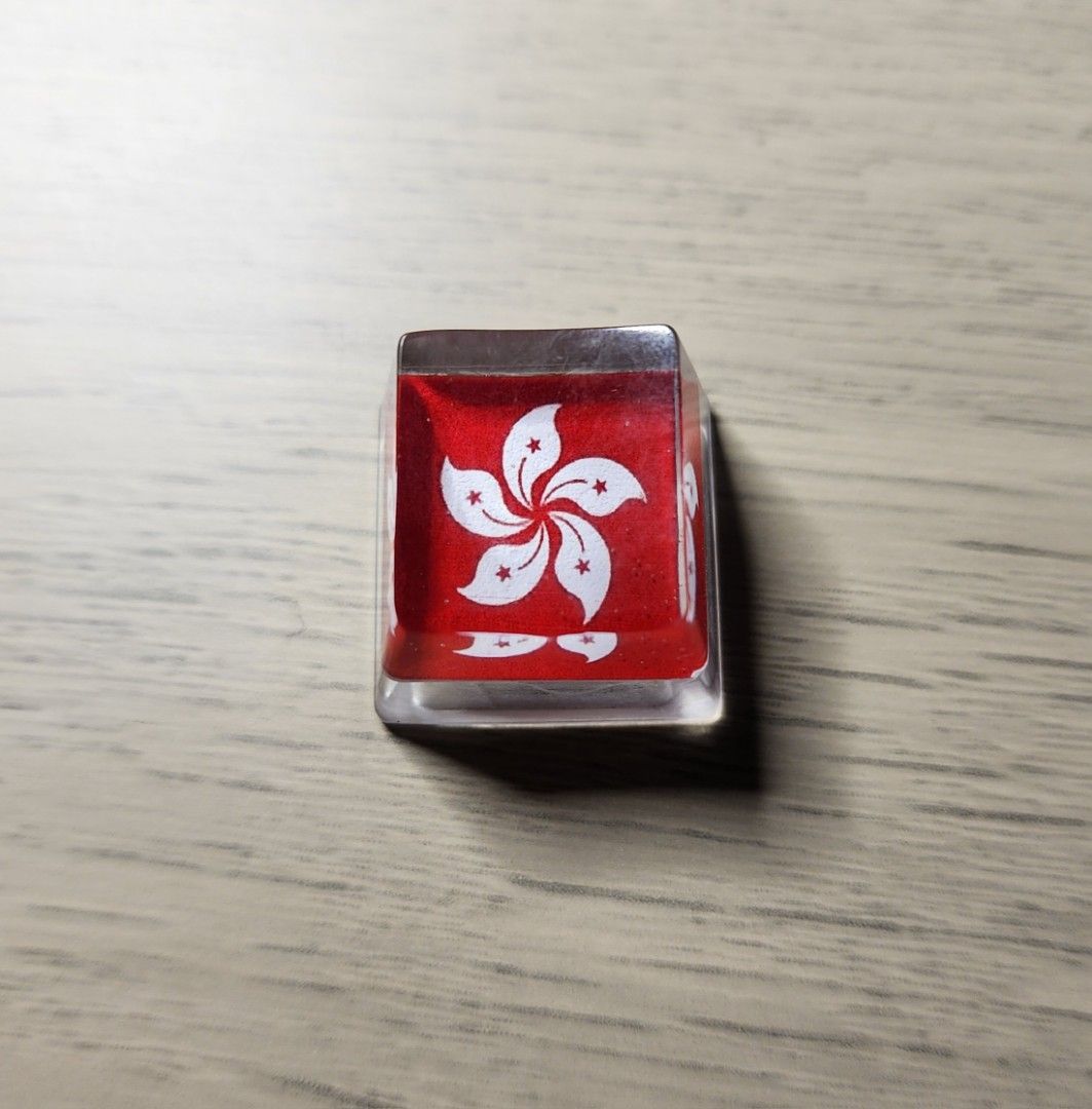 Unique Artisan Keycaps - Hong Kong Flag | Keycaps For Mechanical ...