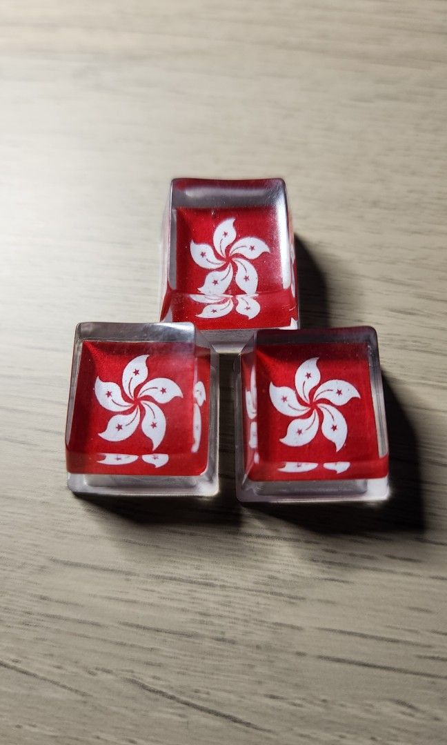 Unique Artisan Keycaps - Hong Kong Flag | Keycaps For Mechanical ...