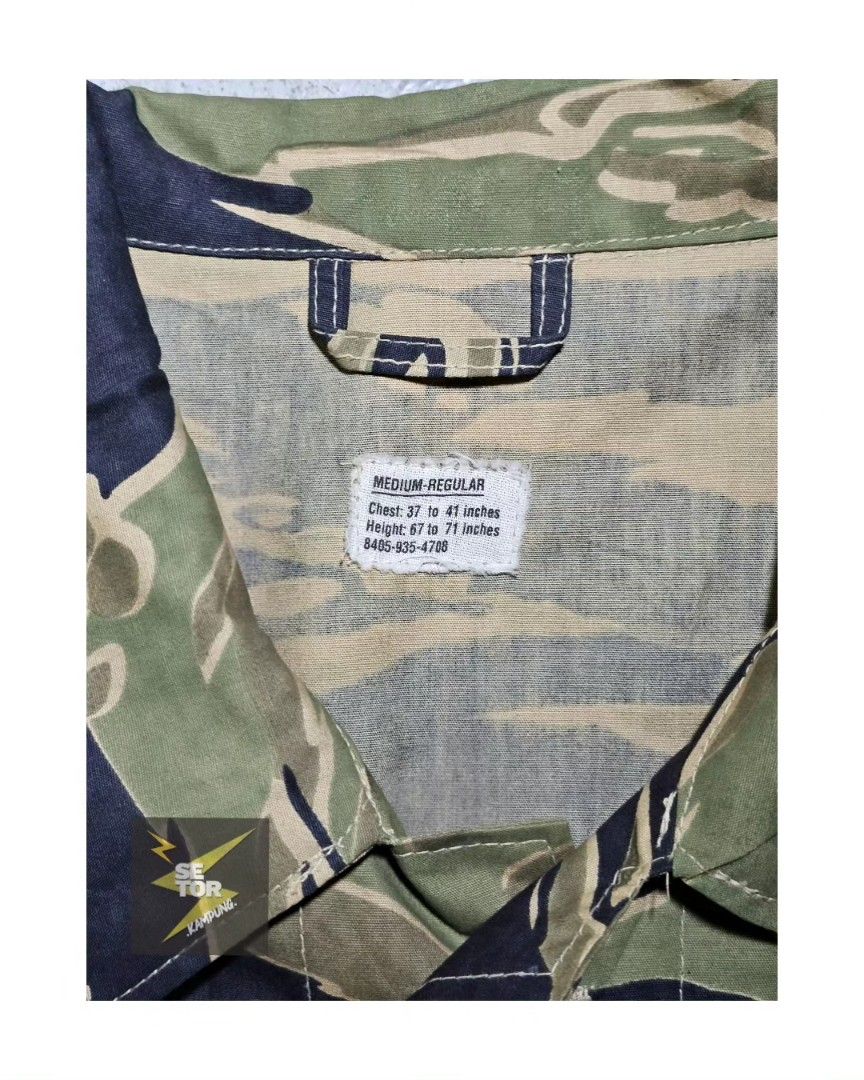 US Army Golden Tiger Stripe NamWar 1st Pattern TCU (Reproduction), Men ...