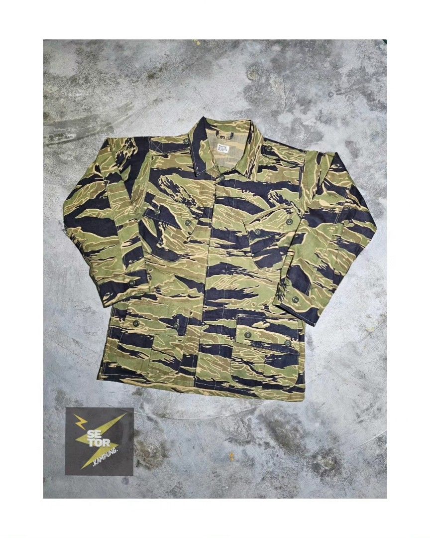 US Army Golden Tiger Stripe NamWar 1st Pattern TCU (Reproduction), Men ...