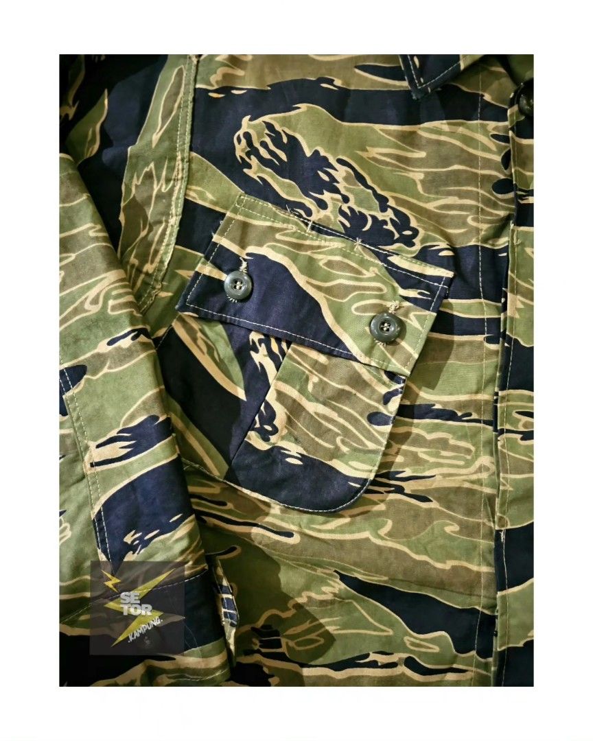 US Army Golden Tiger Stripe NamWar 1st Pattern TCU (Reproduction), Men ...