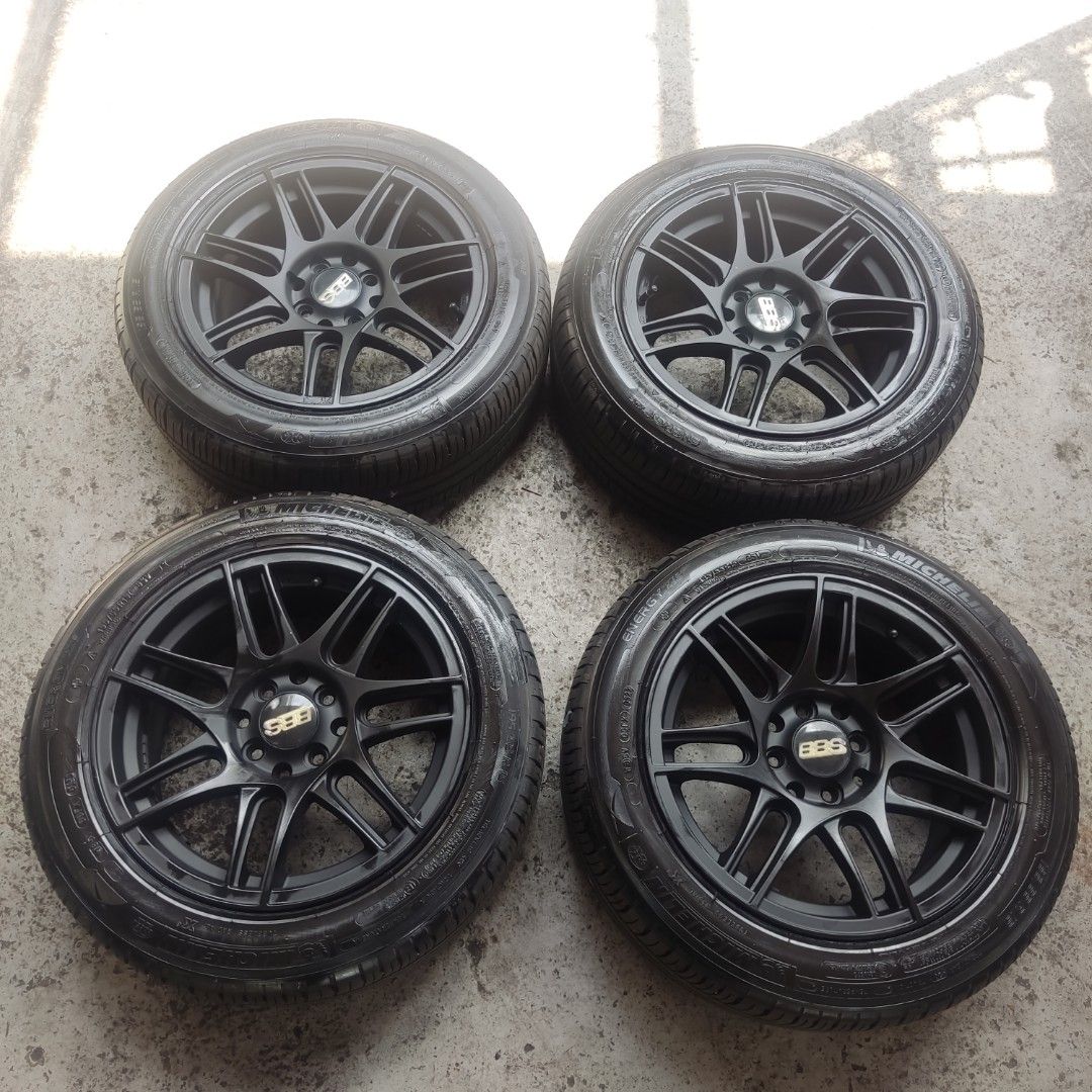 Used 15 inch Rims with tyres, Car Accessories, Tyres & Rims on Carousell