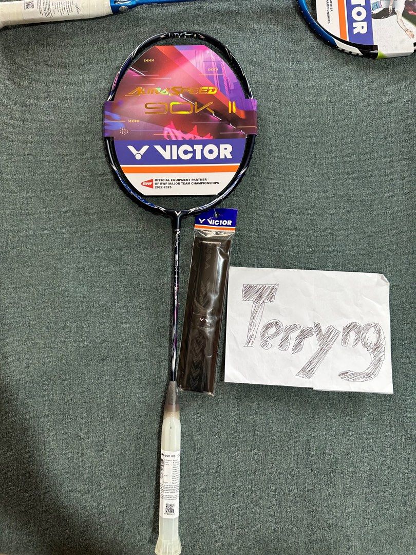 Victor badminton racket thruster ryuga metallic , ryuga 1 , ryuga 2 ...