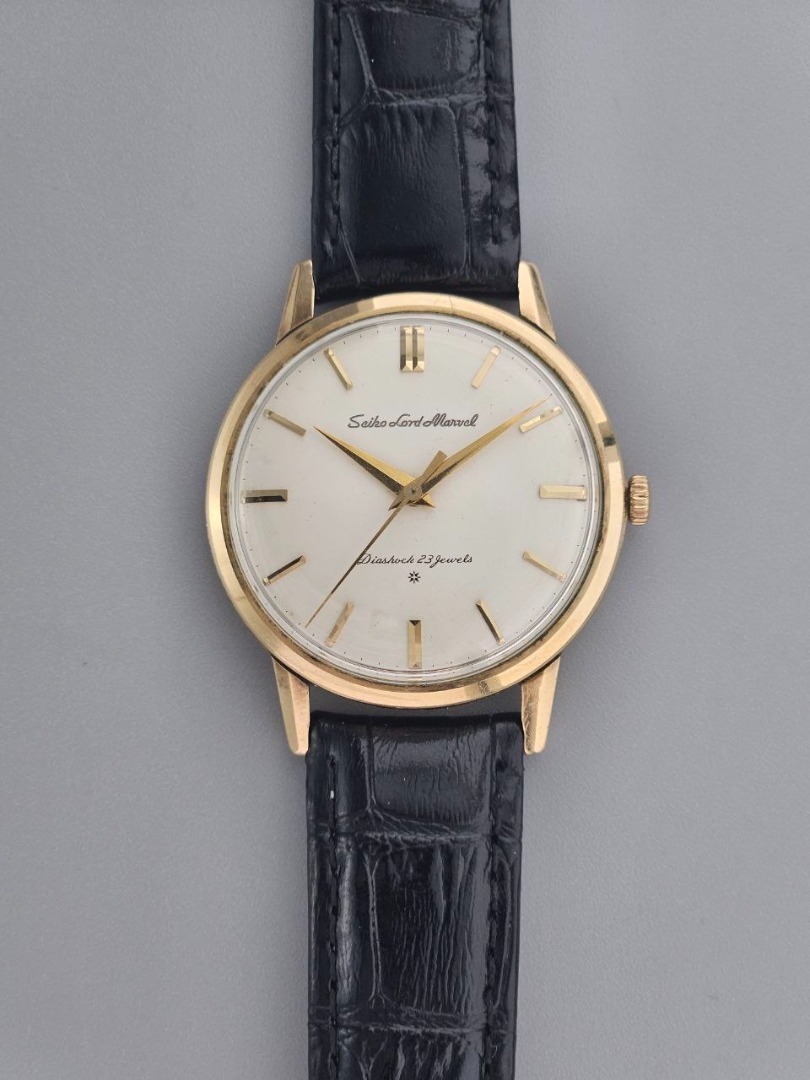 Vintage 1st Gen. Seiko Lord Marvel Carved Logo J14039 Watch, Men's ...