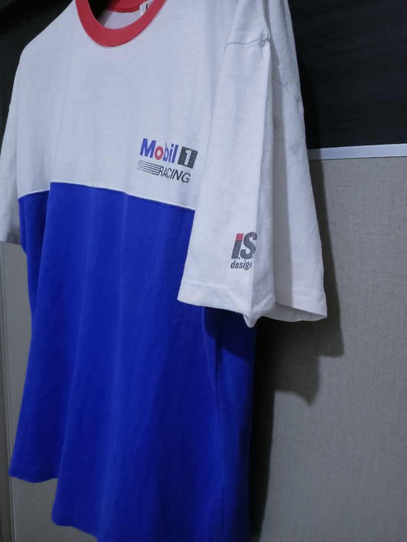 Vintage designer issey miyaki x mobil 1 racing motorsport shirt, Men's ...