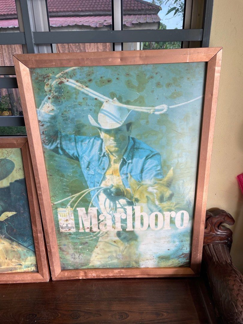 Vintage Marlboro Frames, Furniture & Home Living, Home Decor, Frames ...