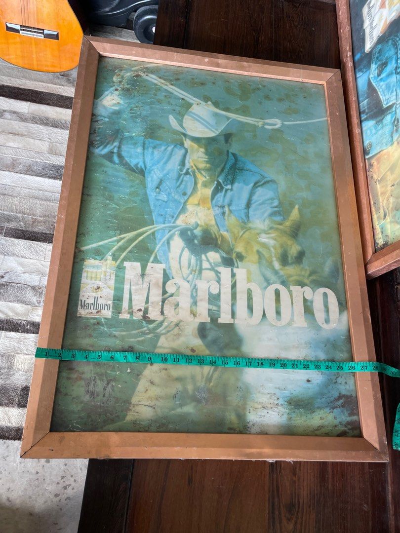 Vintage Marlboro Frames, Furniture & Home Living, Home Decor, Frames ...