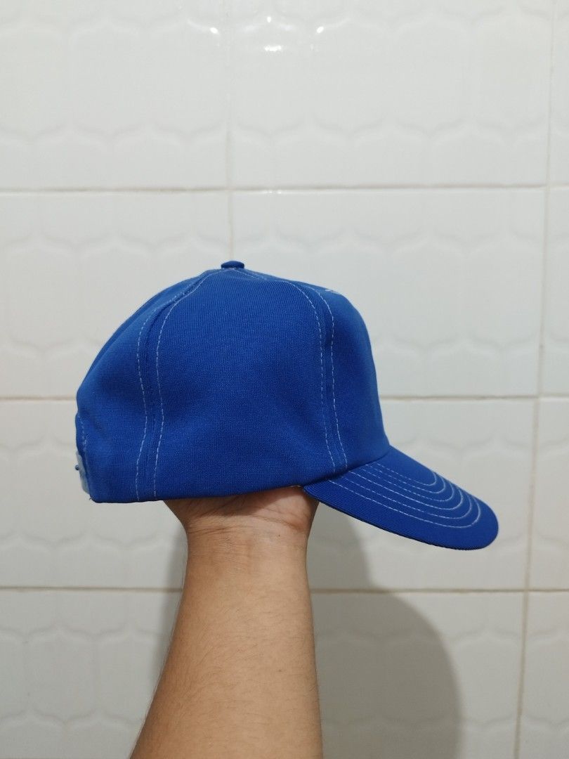 VINTAGE PLAIN ROYAL BLUE SNAPBACK, Men's Fashion, Watches & Accessories ...