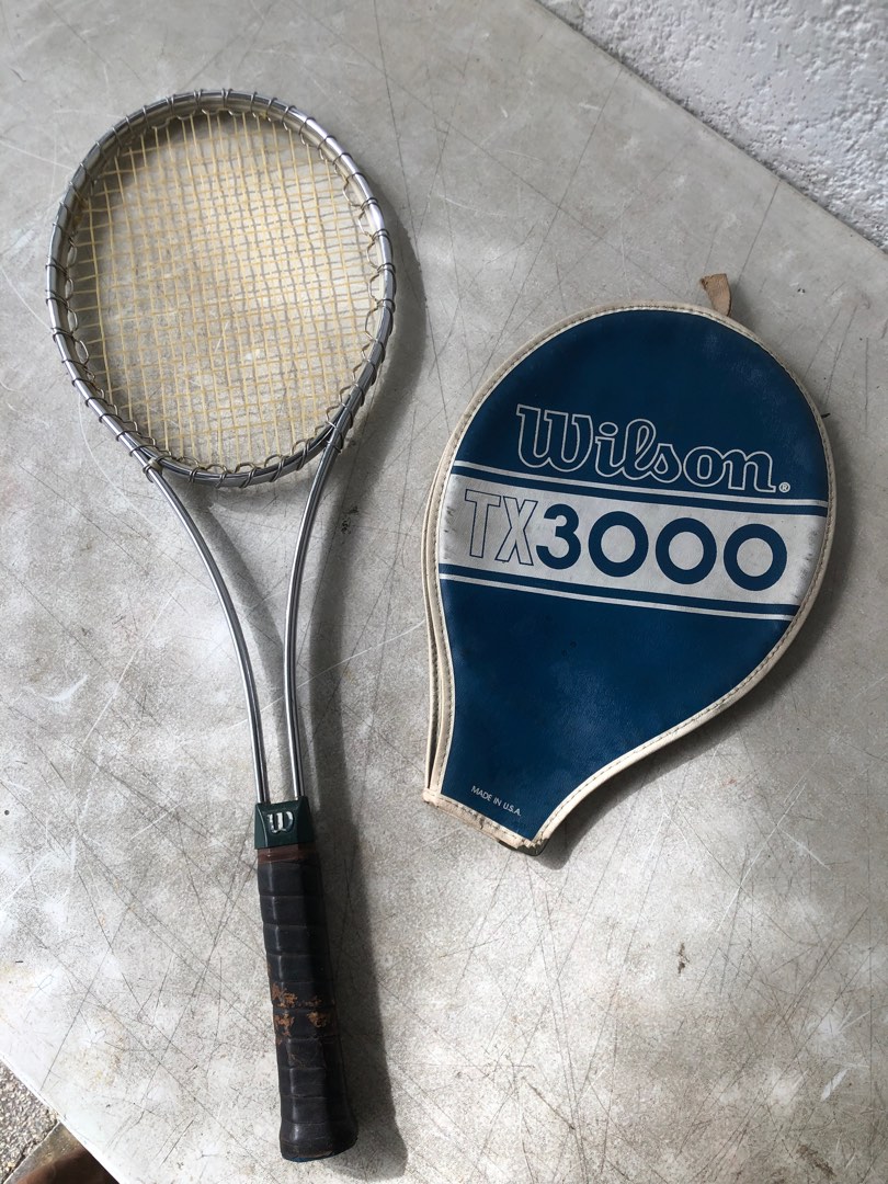 Vintage Wilson TX3000 Tennis Racket, Sports Equipment, Sports & Games ...