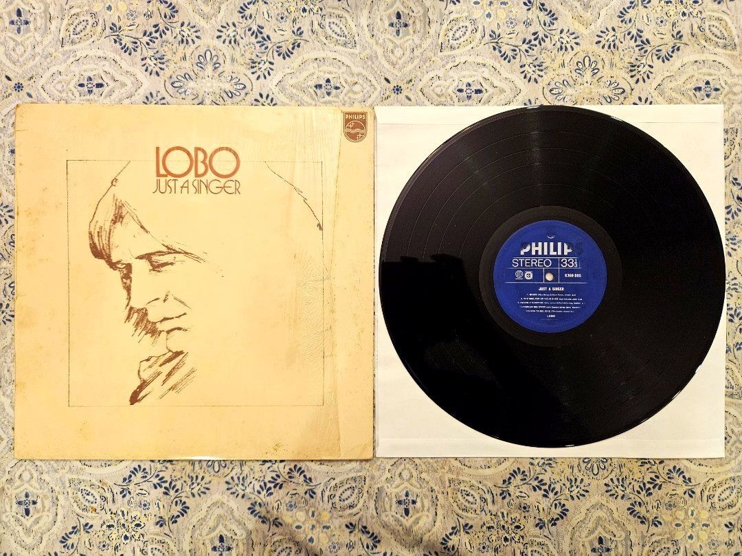 Vinyl Record: Lobo - Just A Singer [Genre: Pop / Rock / Folk Rock ...