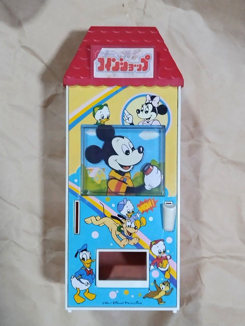 Walt Disney Production - Vintage Miniature Vending Machine - Made in ...