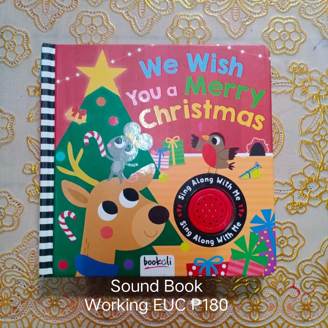 We Wish you a Merry Christmas Sound book, Hobbies & Toys, Books ...