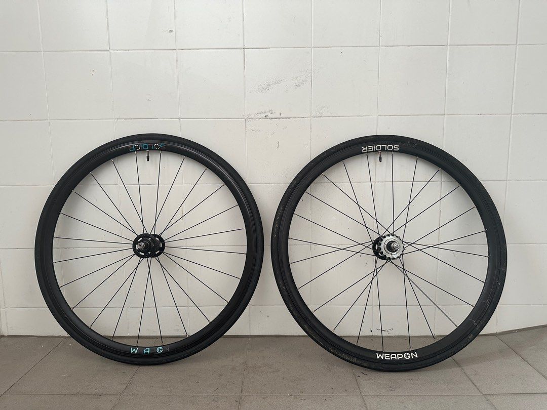 Weapon A30 Fixie Wheelset, Sports Equipment, Bicycles & Parts, Parts ...