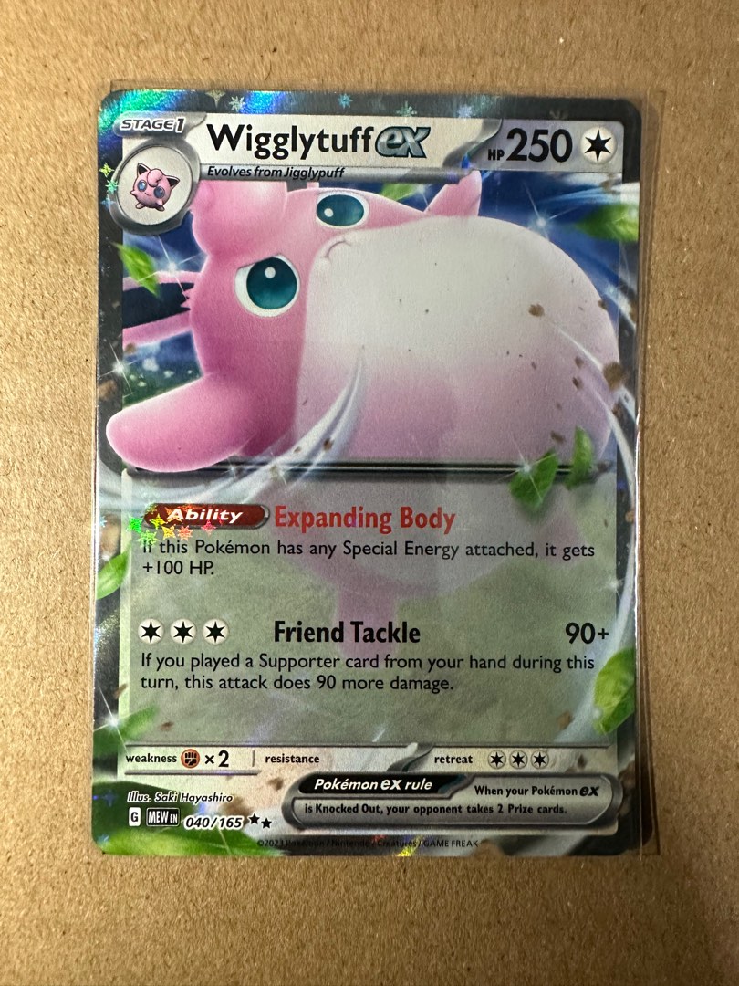 Wigglytuff EX Pokemon 151 TCG SV3.5, Hobbies & Toys, Toys & Games on ...