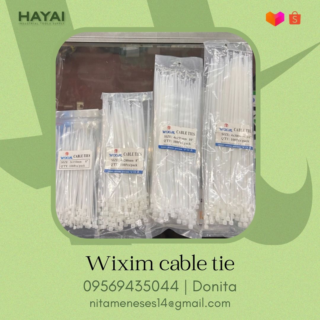 wixim cable tie, Commercial & Industrial, Industrial Equipment on Carousell