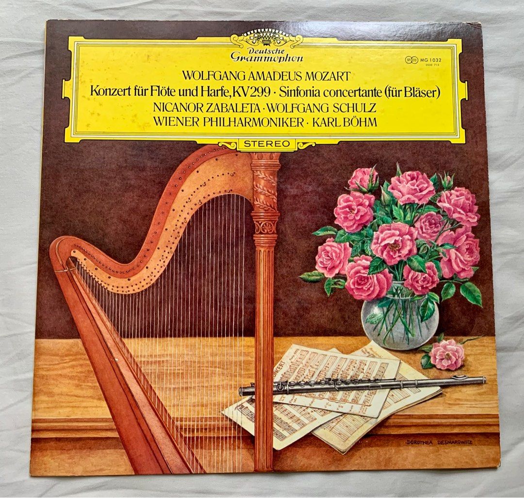 WOLFGANG AMADEUS MOZART Konzert für Flöte und Harfe, KV299 • Sinfonia ...