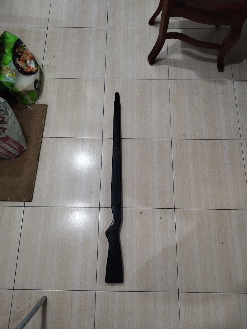 Wooden Rifle for ROTC, Everything Else, Looking For on Carousell