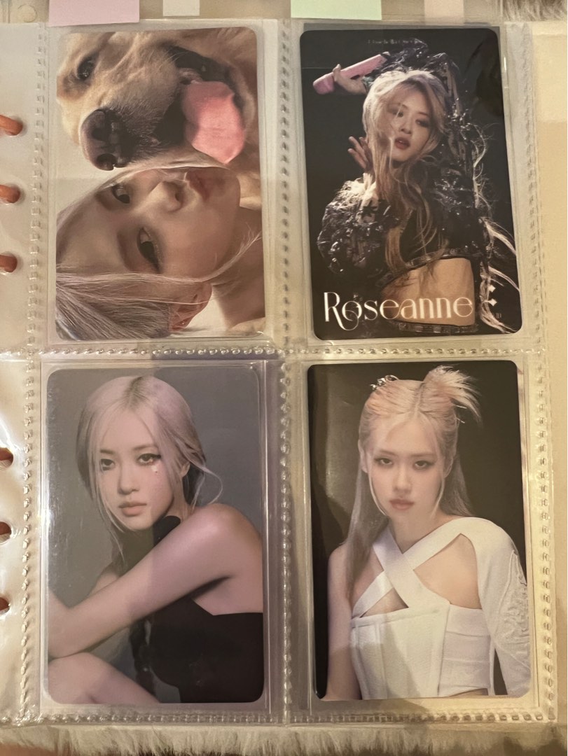 WTS Blackpink Rose photocards, Hobbies & Toys, Memorabilia & Collectibles, K-Wave on Carousell