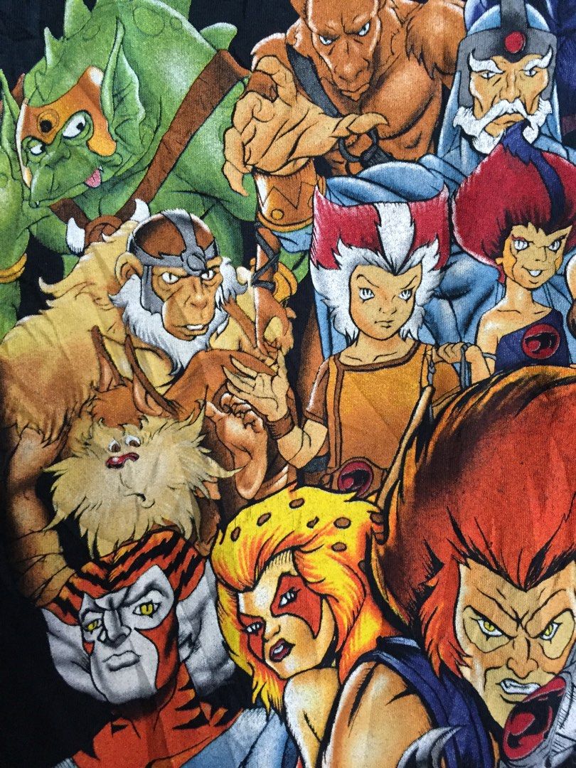 Y2K ThunderCats Characters tshirt, Men's Fashion, Tops & Sets, Tshirts & Polo Shirts on Carousell